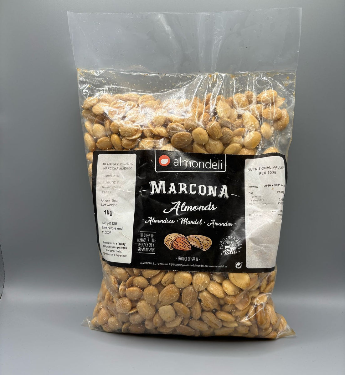 Marcona Almonds Spanish fried with flavour and crunchiness